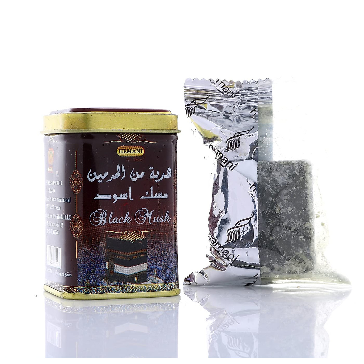 Hemani Halal Black Musk - Non Alcoholic Solid Perfume 25g