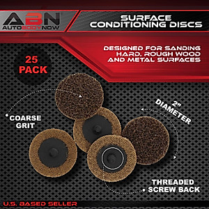 ABN Surface Conditioning Discs - 2in, Coarse Grit, 25-pack, Best Value