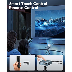 QIAOLET Mini Projector,DLP Portable Projector,HD 150 ANSI Lumens Projector with Wifi and Bluetooth,Movie Projector & Home Theater for Iphone,Android,TV Stick/Laptop/PS5