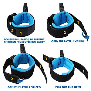 Baby Child Anti Lost Wrist Link - with Extra Long Safety Strap 2.5M / 98in