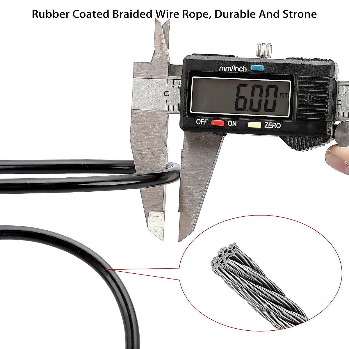 JUXYES Pack of 4 Universal Outdoor Bear Proof Trash Can Lock, Metal Trash Can Lid Locks for Animals Stop from Rummaging, Outdoor Garbage Can Buckle Lock, Long-Lasting Rubber Coated Braided Wire Rope