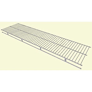 ClosetMaid 1361 Shelf and Rod Wire Shelf, 6-Feet X 12-Inch, White