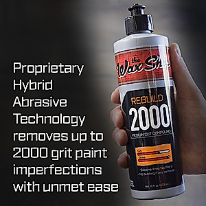 the Wax Shop 50956 32 Ounces Rebuild Medium Cut Polishing Compound-32oz