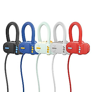 JAM Live Fast Workout Earphones 30 ft. Bluetooth Range, IP67 Sweat Resistant Earbuds 3 Sizes Included, 12 Hour Battery Life, Hands-Free Calling Cream Soda HX-EP404CS