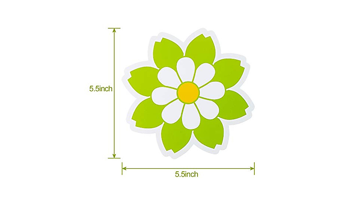 Spring Flower Cutouts - 45 Mini Retro Decorations