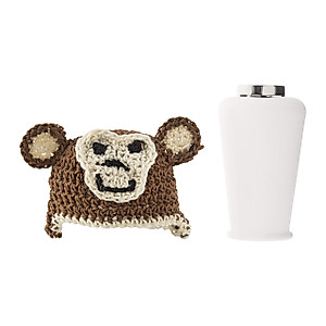 NANA HATS Banana Preserver | Keep Bananas Fresher for Longer | Includes Standard Size BPA-Free Silicone Cap with Magnet | Monkey