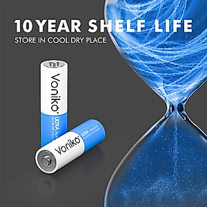 Voniko - Premium Grade AA Batteries - 36 Pack - Alkaline Double A Battery - Ultra Long-Lasting, Leakproof 1.5v Batteries - 10-Year Shelf Life