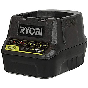 Ryobi P118B 18V Battery Charger and Ryobi P189 18V 1.5 Ah Battery Combo Pack
