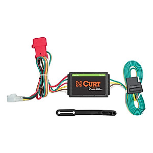 CURT 55370 Vehicle-Side Custom 4-Pin Trailer Wiring Harness, Fits Select Subaru Forester, Legacy, Outback, Tribeca, B9, Impreza WRX Wagon , Black