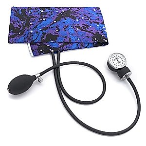 Prestige Medical Premium adult aneroid sphygmomanometer, Galaxy Blue
