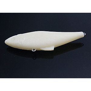 10pcs Unpainted VIB Bait lipless Blanks Fishing 85mm 12.37g Crankbait Simulation Blank Body Clear Hard Plastic Trout Salmon Swimming Sea Bait Topwater Freshwater Plastic Minnow Lure 142 Free Eye