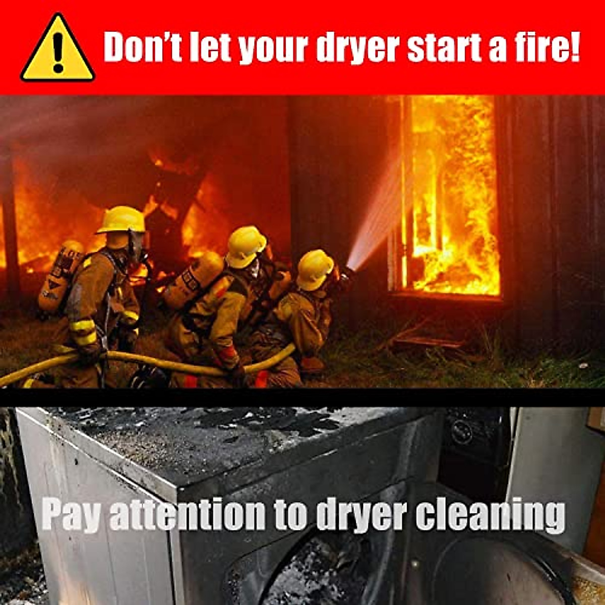 Sealegend Dryer Vent Cleaner Kit Vacuum Attachment Bendable Dryer Lint Remover with Guide Wire Dryer Lint Screen Cleaning Hose