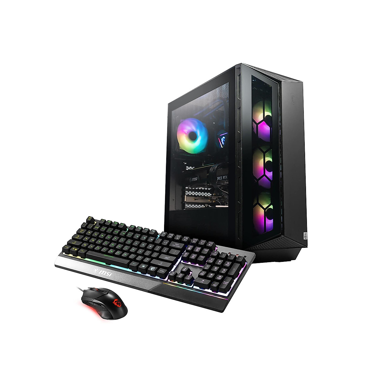 MSI Aegis RS (Tower) Gaming Desktop, Intel Core i9-11900KF, GeForce RTX 3070 Ti, 32GB RGB Memory (Dual-CHL), 1TB SSD, WiFi 6E, Liquid Cooling, USB Type-C, VR-Ready, Windows 10 Home Adv. (11TE-243US)