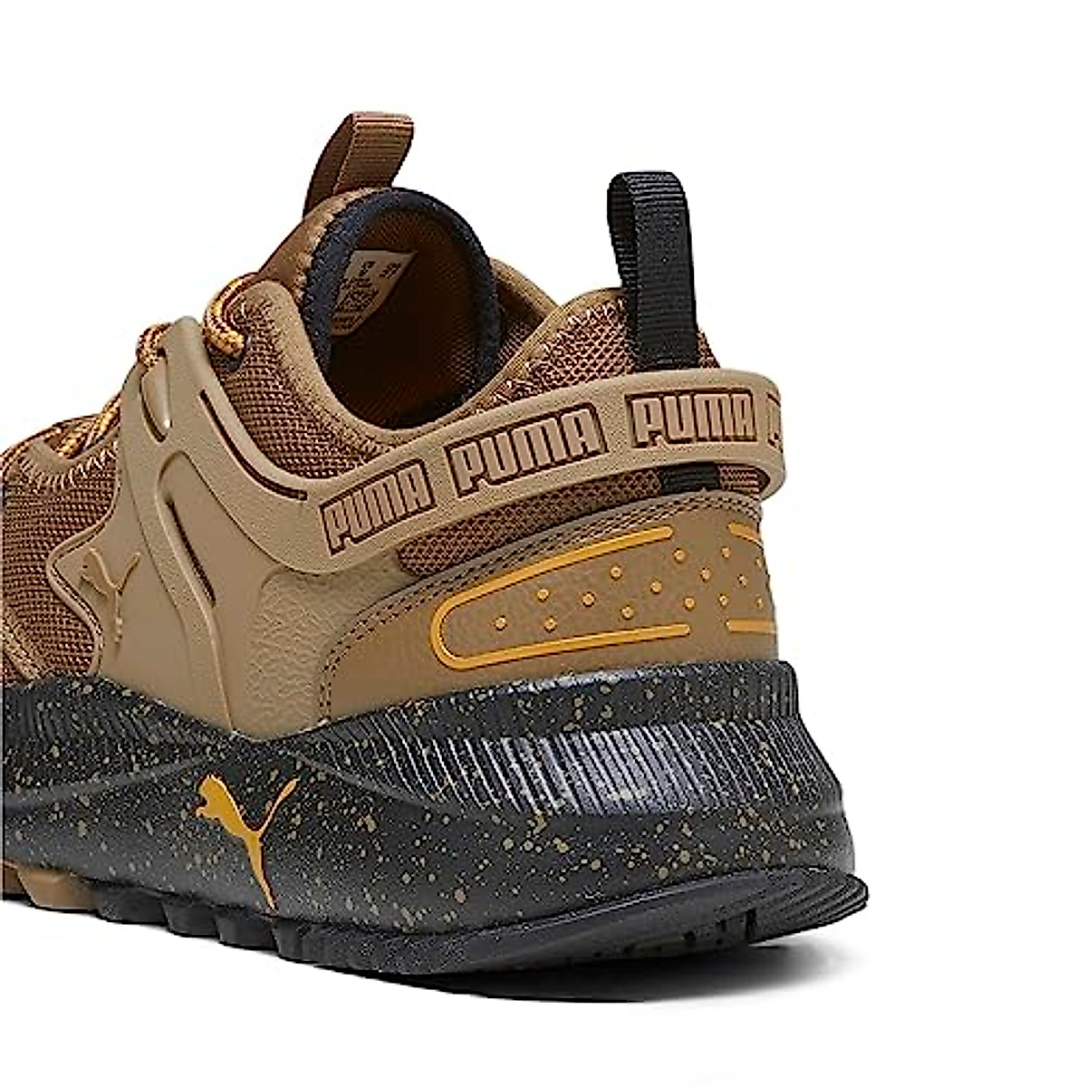 PUMA Men's Pacer Future Trail Sneaker, Chocolate Chip-Chocolate Chip-Amber, 12