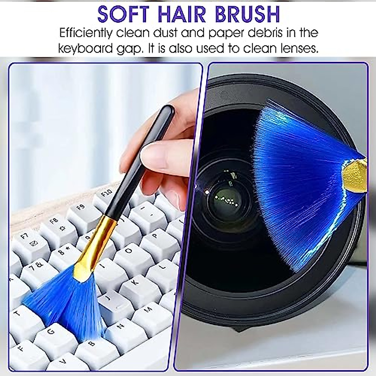 Swanky Computer Screen Cleaner Kit: Electronic Cleaner Spray 17oz + 2 Microfiber Cleaning Cloth For TV, iPad, iPhone, Monitor, PC, Laptop Screens