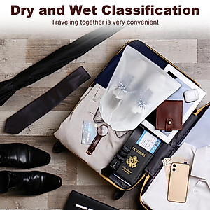 Hoewina Transparent Shoe Bags for Travel with Rope 14PCS Large Clear Shoe Bag Storage 11.8in X 15.7in Portable Travel Shoe Bags for Men and Women