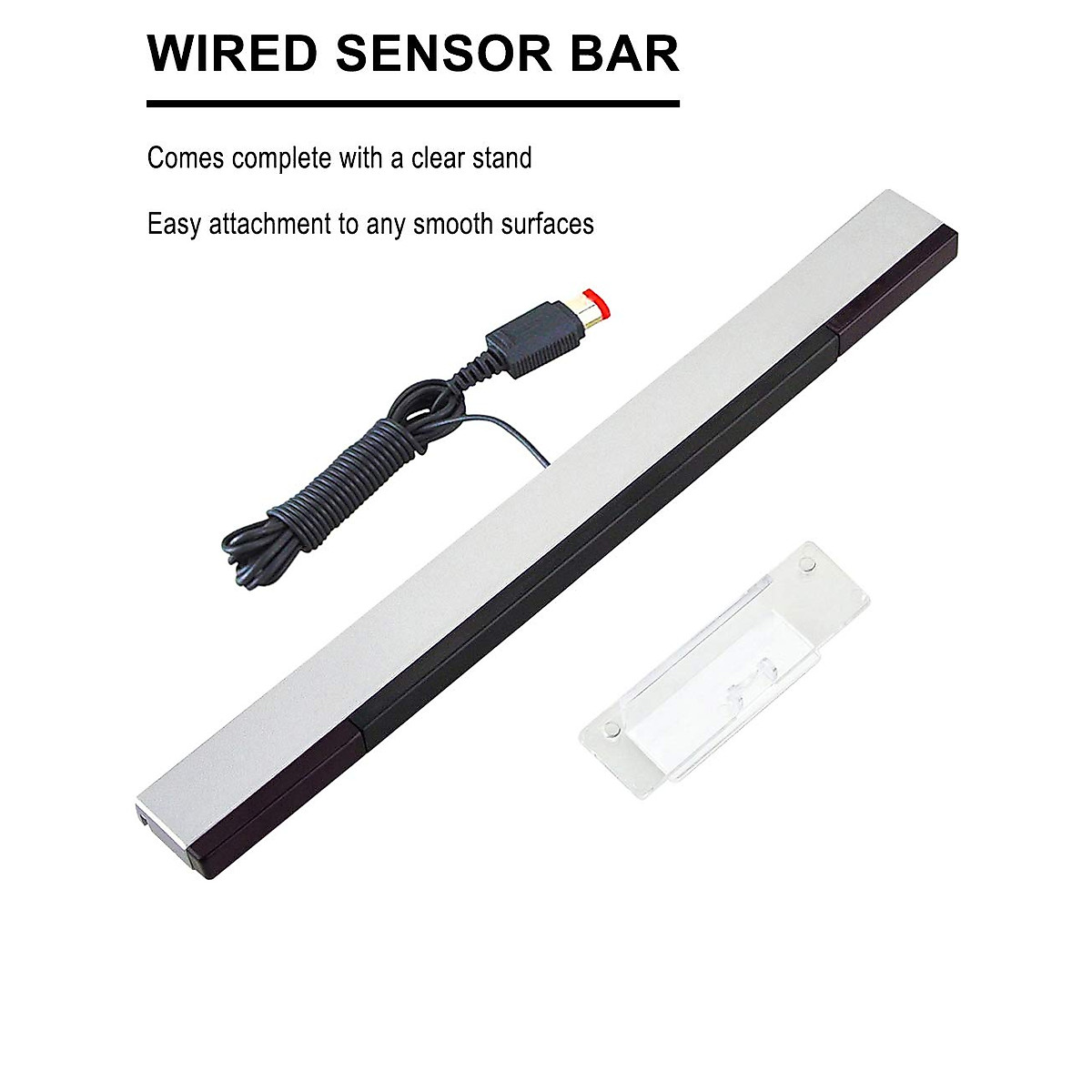 Wii Accessories Bundle - Wii AC Power Adapter Block, Composite AV Cable Cord and Wired Motion Sensor Bar for Wii