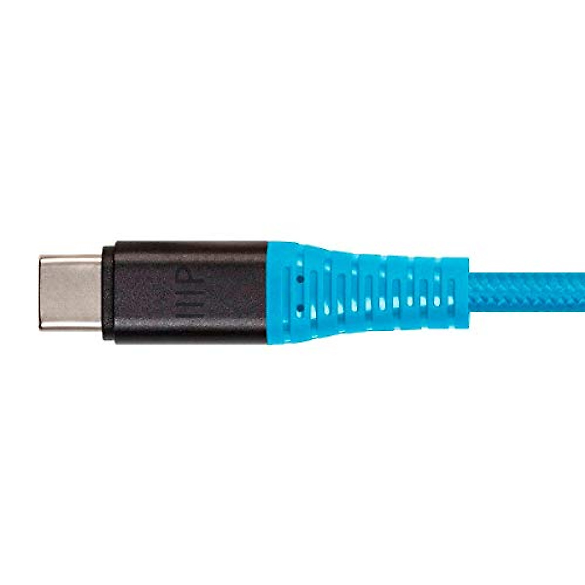 Monoprice Durable USB 2.0 Type-C Charge and Sync Kevlar Reinforced Nylon-Braid Cable - 3 Feet - Blue | 5A/100W, Aluminum Connectors - AtlasFlex Series