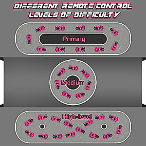 VATOS Remote Control Car, 1:24 Scale Kids Mini RC Car with LED Lights and Spray Effect, 27Mhz RC Racing Electric Car Toys for 3 4 5 6 7 8-12 Years Boys Girls Birthday, Party