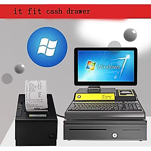 pos kithcen printer,80mm Restaurant Auto cutter wireless android thermal receipt bill ticket printer for small business,Compatible with android/WINDOWS,NOT for ios/ipad/MAC(Bluetooth+LAN/Ethernet+USB)