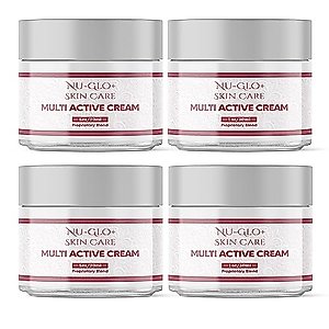 Nu-Glo Cream - Nu Glo Skincare Face Cream, NuGlo Multi Active Cream (4 Pack)