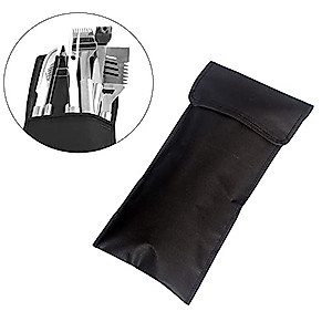 Rowzzi Grill Accessory BBQ Tool Storage, Barbecue Tool Foldable Carrying Storage Pouch, Picnic Protection Oxford Cloth Bag, Barbecue Accessories for Camping, Hiking, BBQs