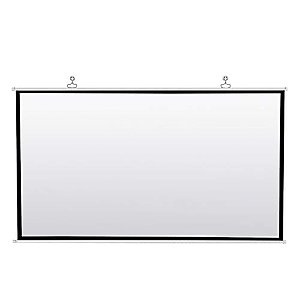 GIUIN Portable Projector Screen Theater Outdoor HD White Foldable Anti- (60Inch)