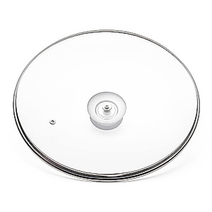 Tempered Glass Lid with Heat Resistant Handle,9.5"/24cm, Clear