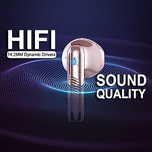 Wireless Earbud Bluetooth 5.3 Headphones with Clear Sound, 40H Playtime, Sport Earbud Touch Control with LED Digital Display, IP7 Waterproof Bluetooth Earphones Built-in Mic for Android iOS Workout