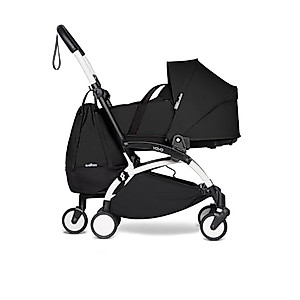 BABYZEN YOYO Bag, Navy Blue - Provides Additional, Sturdy Storage on the YOYO2 Stroller - Includes Wheel Base & Hooks