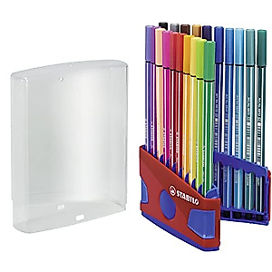 Premium Felt Tip Pen - STABILO Pen 68 - ColorParade - 20 pcs - Assorted Colours