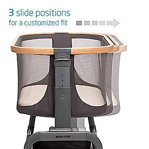 Maxi-Cosi Iora Bedside Bassinet, Essential Graphite