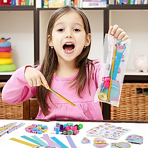 PerKoop 168 Pcs Ice Cream Party Favors Include Mini Notebook Sticker Pencil Stationery Gift Set Sweet One Party Favor Supply for Candyland Donuts Birthday Decoration Classroom Reward Stuffer Filler