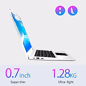 14.1'' Windows 11 Laptop, Intel Celeron N3450, 1920x1080 FHD IPS Display, Ultra Slim Notebook PC, with 4GB RAM 64GB EMMC, BT4.2, Work Study Computer