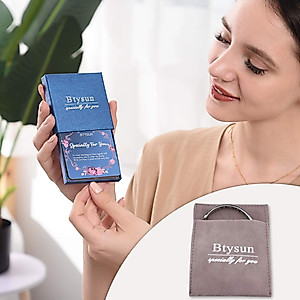 Btysun Inspirational Bracelets for Women Birthday Gifts for Her Motivational Cuff Bangle Silver Couple Bracelet Friend Friendship Mantra Quotes Jewelry(Life is Tough,My Darling ...)