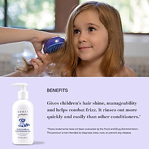 MONAT Junior Gentle Conditioner - A safe and gentle Anti Frizz Hair Conditioner for children that rinses out quickly. All Natural Tear-free, Sulfate & Paraben-free - Net Wt. 177 ml e / 6 fl. Oz.