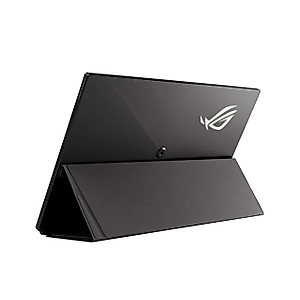 ASUS ROG Strix XG17AHP 17.3” Portable Gaming Monitor, 1080P Full HD, IPS, 240Hz (Supports 144Hz), Adaptive-Sync, Eye Care, Micro-HDMI USB-C, ROG Tripod, Carrying Bag, 3 Hour Battery Life (Renewed)