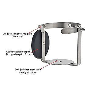 Universal Multidirectional Magnetic Cup Holder, Horizontal Mounting Magnetic Cup Holder, Side Mounted Magnetic Cup Holder, Suitable for Placing All Kinds of Cups on Tractor, Lawnmower and Forklift