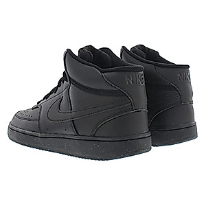 Nike Court Vision Mid NN Unisex Shoes Size 11, Color: Black/Black-Black