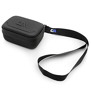 CASEMATIX Travel Case Compatible With DJI Mic 2 Wireless Microphone Kit or Original - Compact Lavalier Microphone Protection to Carry Lav Mic in Charging Case and Small Accessories