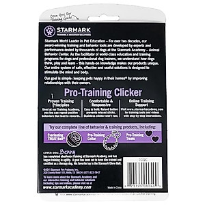 Starmark Pro-Training Clicker for Dogs