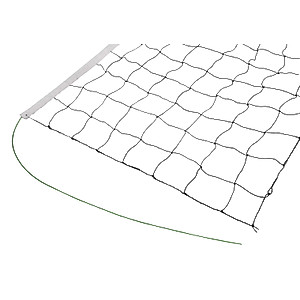 Large Portable Adjustable Volleyball Net Training Net Foldable Official Standard Size Indoor Outdoor Sports Equipment for Backyard Schoolyard Pool Beach Driveway