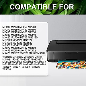 ACETONER Compatible Refill Ink Bottle Replacements for Canon PG240 CL241 PG245 CL246 PG210 CL211 for Canon Pixma MX490 MX492 MG2522 MG2520 TS3122 MG3020 Printer and CISS System(4-Pack, 1B 1C 1M 1Y)