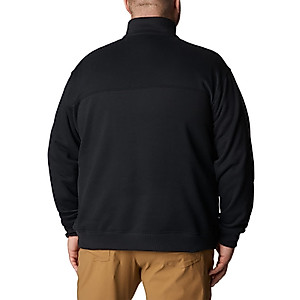 Columbia Mens Hart Mountain II Half Zip Fleece Jacket, Black, XX-Large