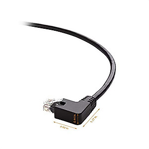 Cable Matters 10Gbps Combo-Pack 90 Degree Cat 6, Cat6 Right Angle Ethernet Cable 5 ft (90 Degree + 270 Degree Right Angle Cat6 Cable)