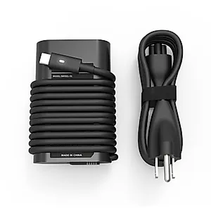 45W USB C Laptop Charger for Dell XPS 13 7390 2in1 9350 9380 9370 9333 9360 9310 9365 9300 Latitude 5289 5290 7370 5175 5285 HA45NM180 LA45NM150 Type C Power Cord Supply