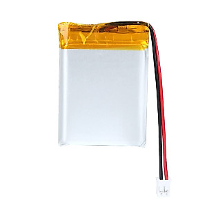 AKZYTUE 3.7V 650mAh 603040 Lipo battery Rechargeable Lithium Polymer ion Battery Pack with PH2.0mm JST Connector