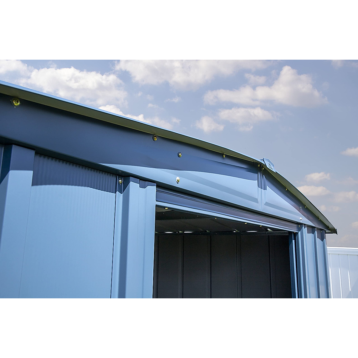 Arrow Sheds 10' x 7' Outdoor Steel Storage Shed, Blue