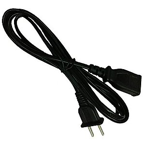 UpBright 2-Prong 120V AC in Charging Power Cord Outlet Charger Cable Plug Compatible with PowerStation Model PSX PSX2 PS X2 X 2 3 PSX3 PSX-3 Station 12V DC Battery Supply Jump Starter Air Compressor