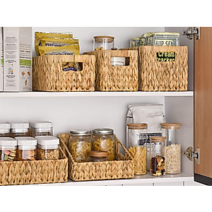 StorageWorks Wicker Baskets for Storage